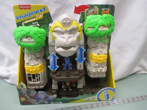 Fisher Price Imaginext Jungle gorilla fortress toy kingdom ninja jail ...