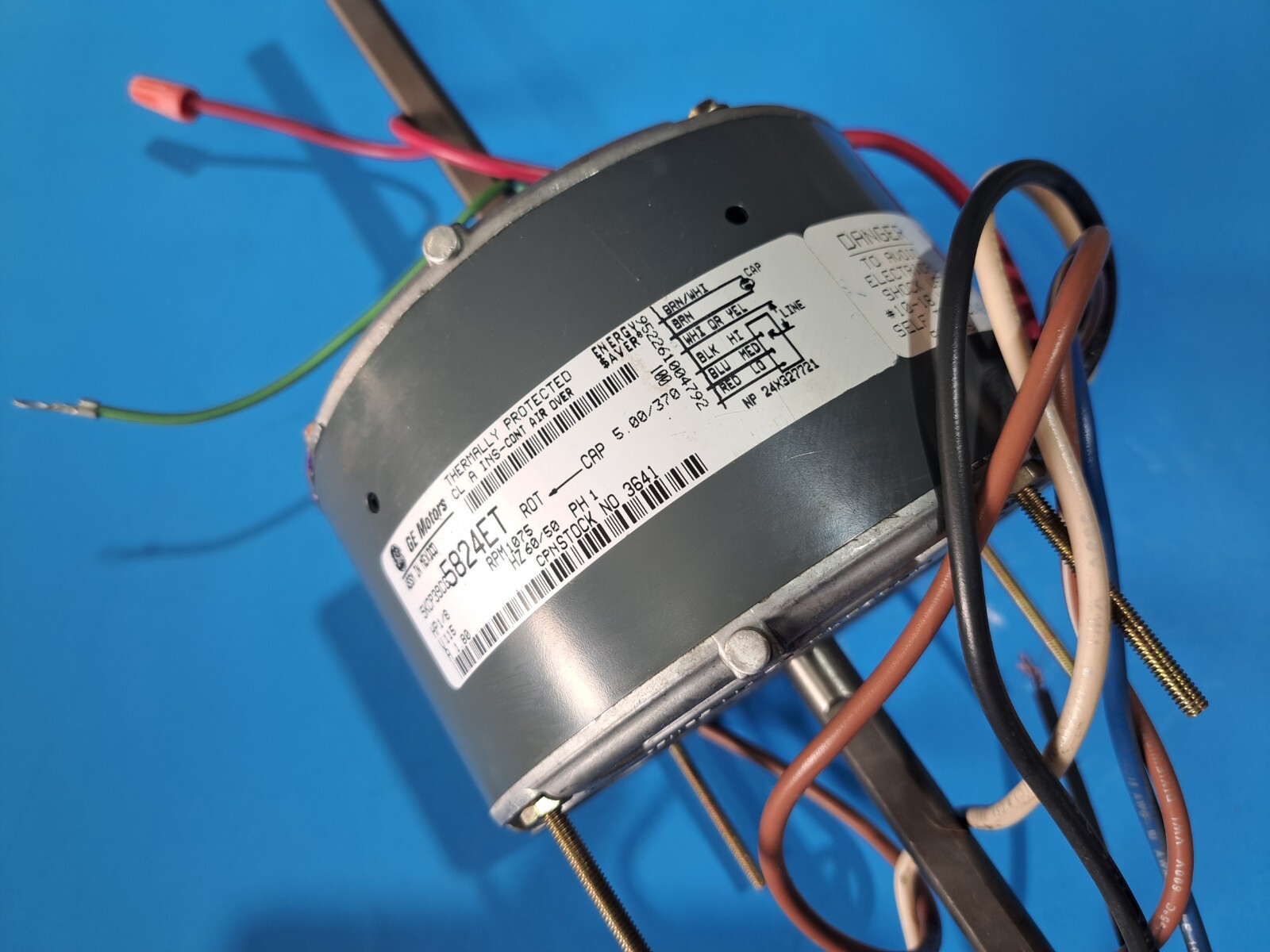 General Electric 3641 Double Shaft Electric Motor, 1/8 Hp | eBay