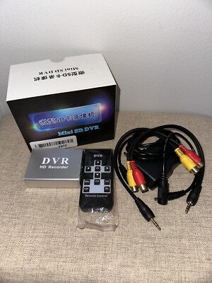 Mini DVR 1CH VIDEO 1CH AUDIO Realtime SD Card Video Recorder DVR For ...