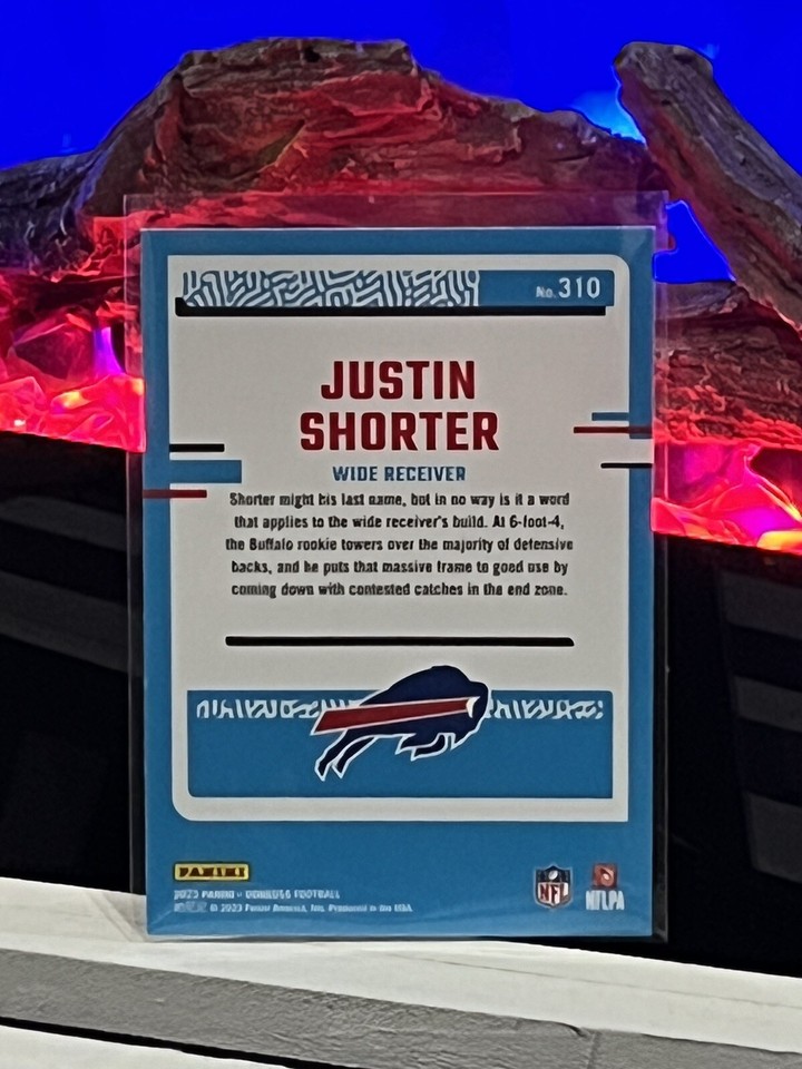 Justin Shorter RC 2023 Donruss #310 NFL Bills Rated Rookie | eBay