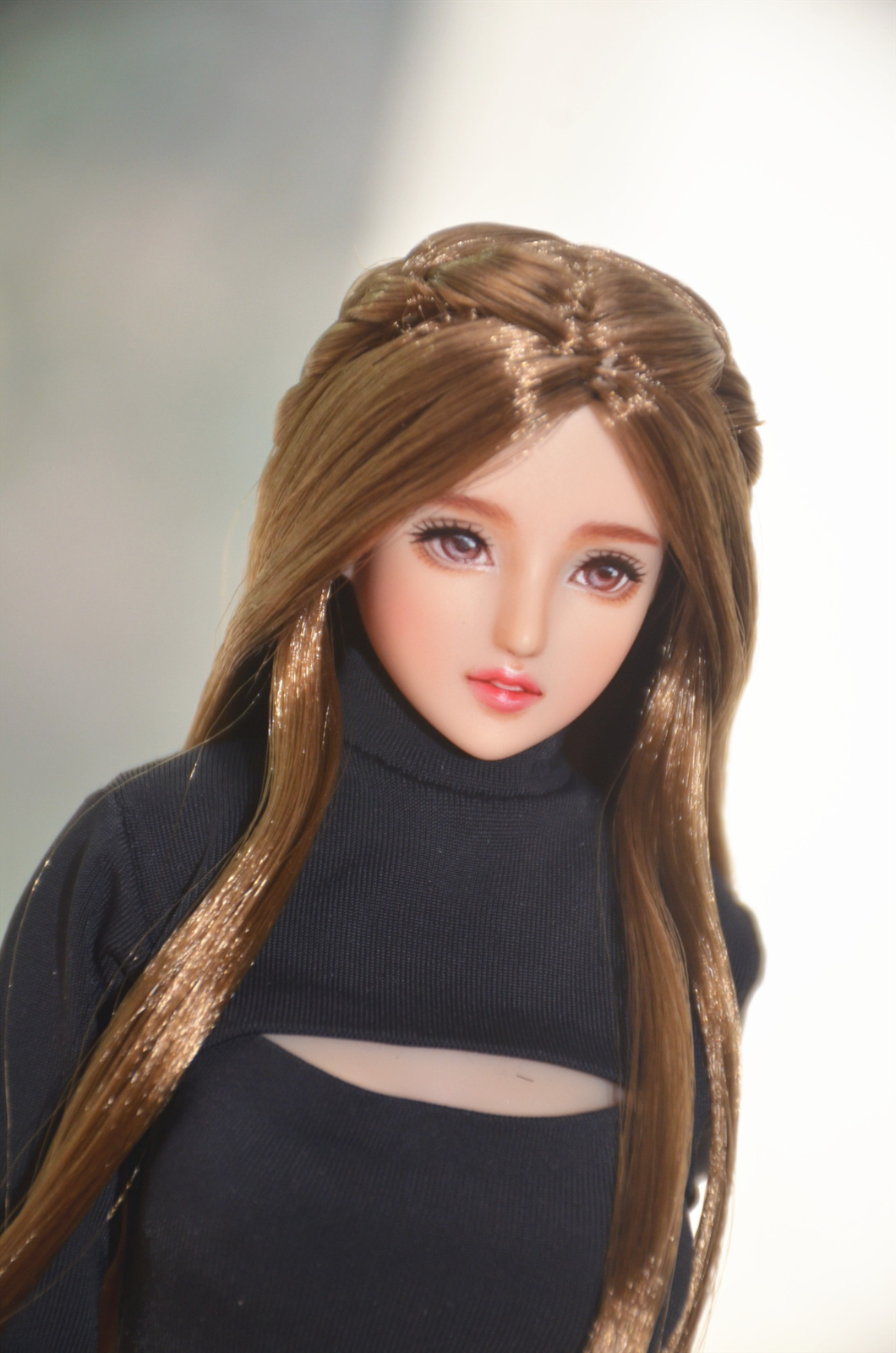 1/6 Makeup Beauty Girl Lady Head Sculpt For 12" PH TBL JO UD Female ...