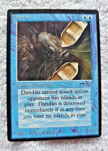 MTG Dandan Arabian Nights 1993 Magic Gathering Card Near Mint Vintage ...