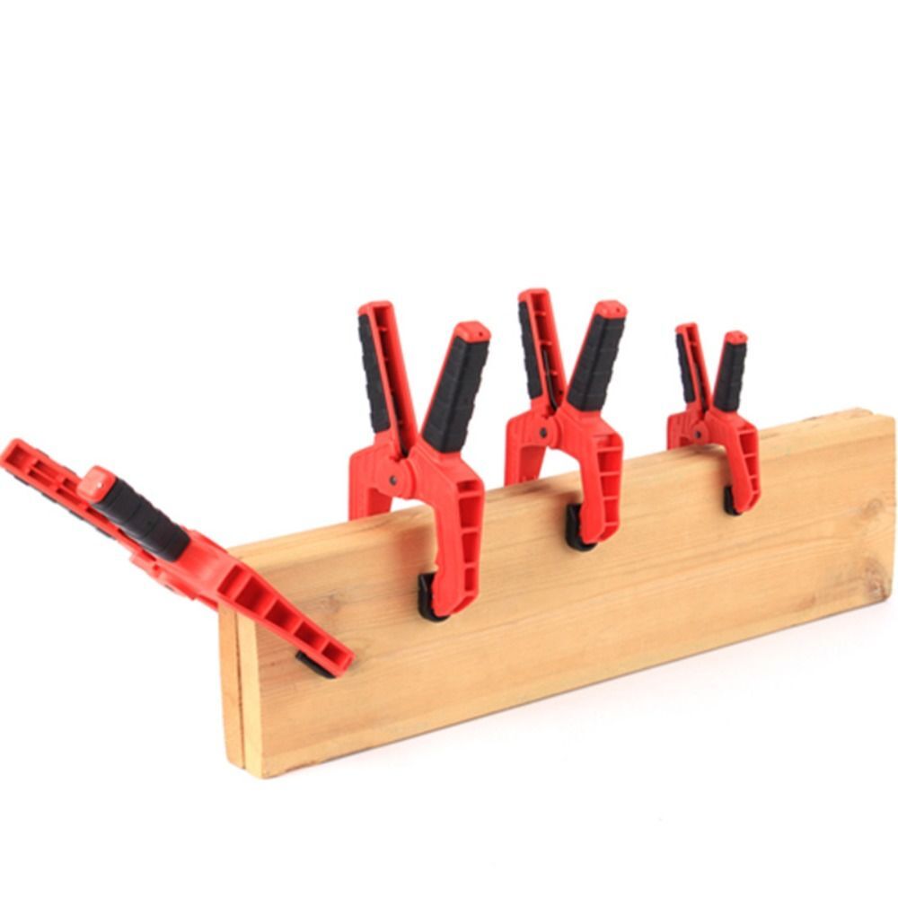 Plastic Woodworking Fixture Red Retaining Clamp Spring Clip Woodworking ...