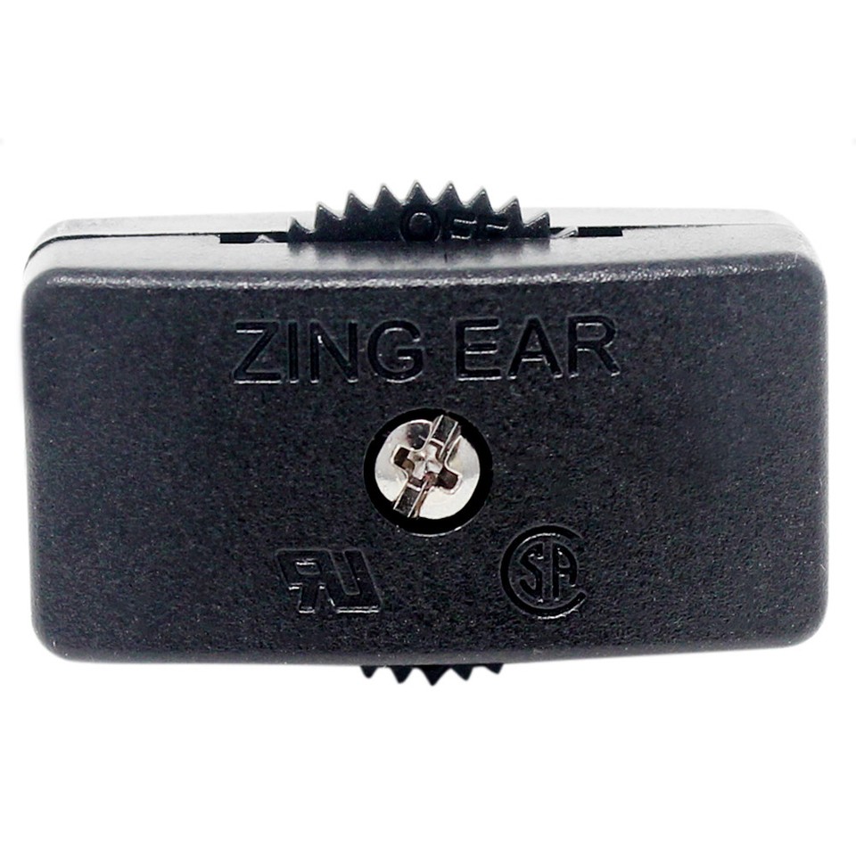 10x Zing Ear KS-30 Feed Thru Inline SPT-2 Rotary Cord Lamp Light Switch ...