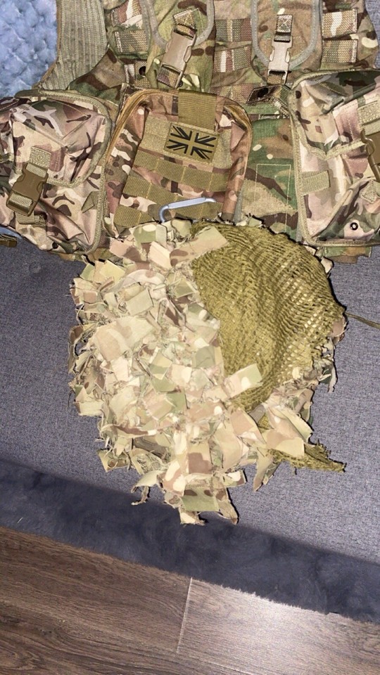 British army MK7 helmet and Osprey vest | eBay