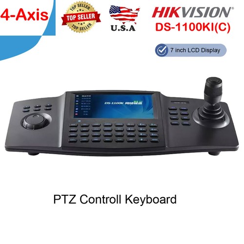 HIKVISION DS-1100KI(C) Network Keyboard w/7" Touch Screen and 4-Axis ...