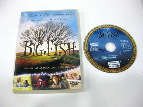 BIG FISH DVD EWAN MCGREGOR ALBERT FINNEY BILLY CRUDUP JESSICA LANGE | eBay