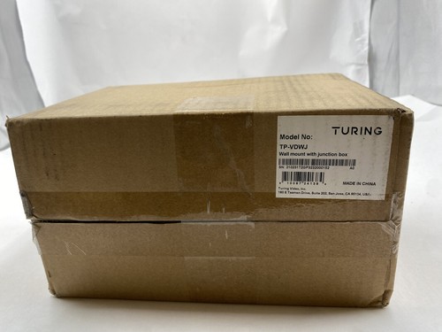 TURING VIDEO TP-VDWJ WALL MOUNT WITH JUNCTION BOX FOR NETWORK CAMERA | eBay