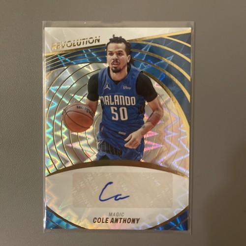 2022-23 Panini Revolution - Autographs Fractal #A-CAT Cole Anthony /100 ...