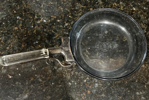 Pyrex Flameware Pan #817-B Light Blue Tint With Removable Handle USA | eBay