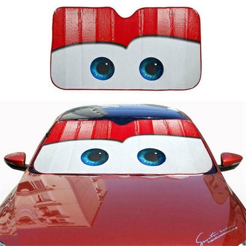 1x Car Cartoon Style Window Foils Eye Pixar Heated Windshield Sunshade ...