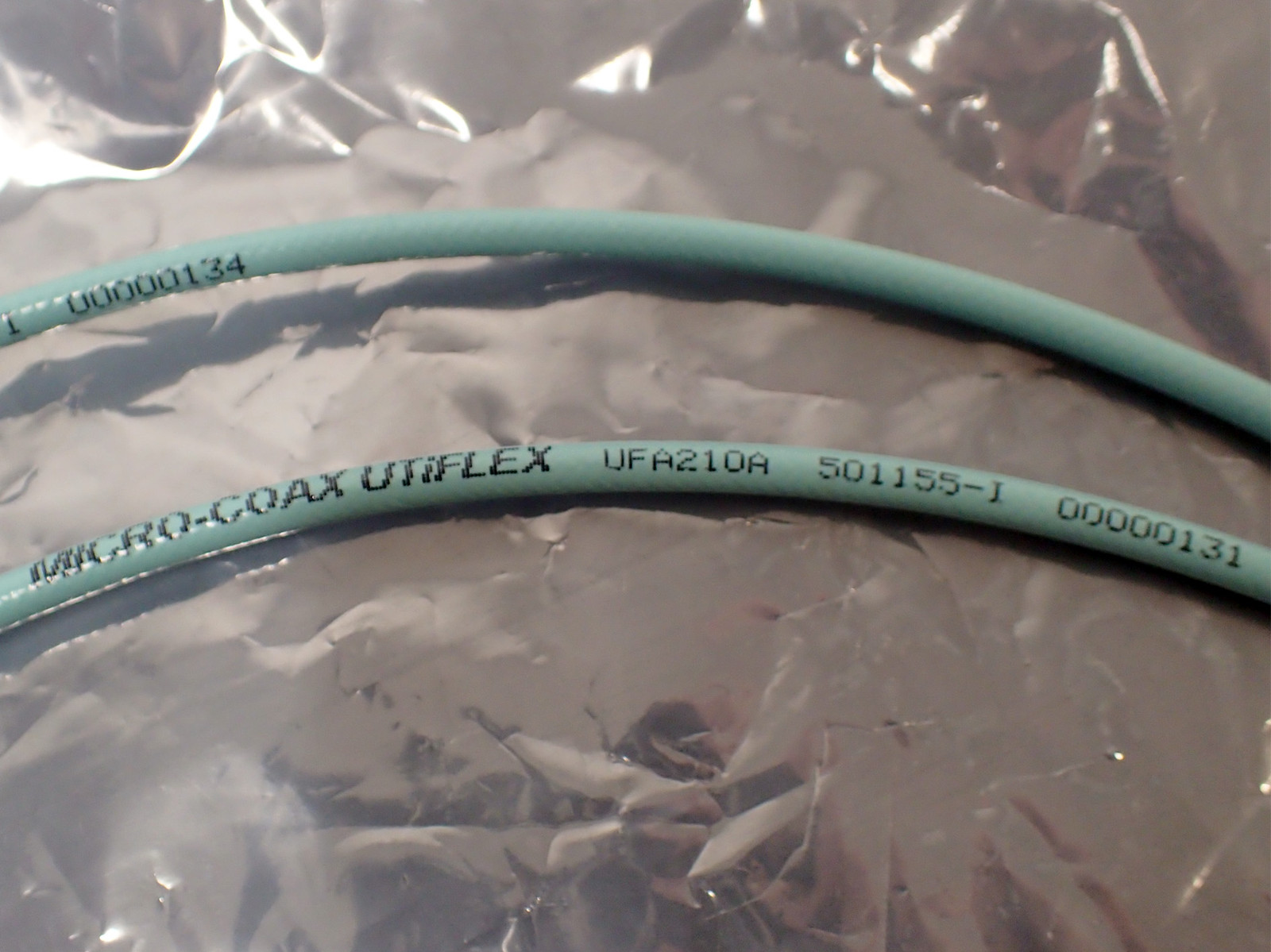 ROSENBERGER MICRO-COAX 116.5" UTIFLEX UFA210A MALE SMA TO MALE SMA RF ...