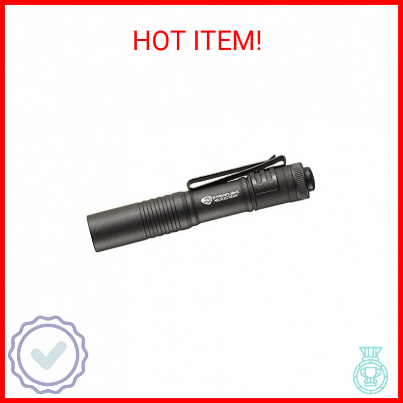 Streamlight 66318 MicroStream 45-Lumen Everyday Carry Pocket Flashlight ...