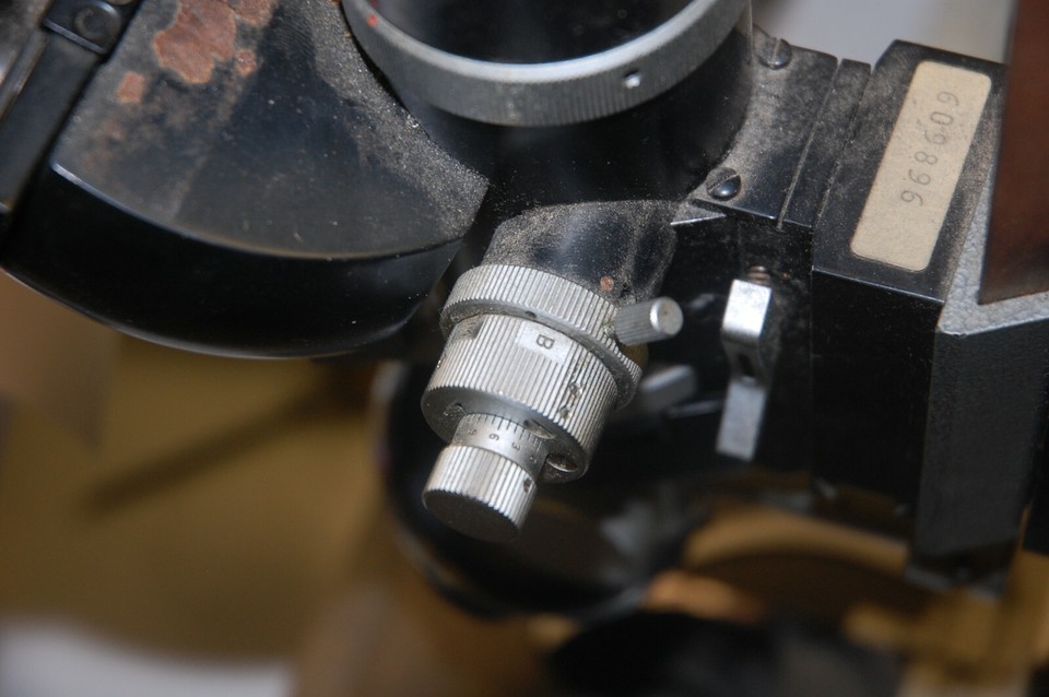 Vintage Leitz Ortholux Trinocular Polarizing Microscope w/many arcane ...