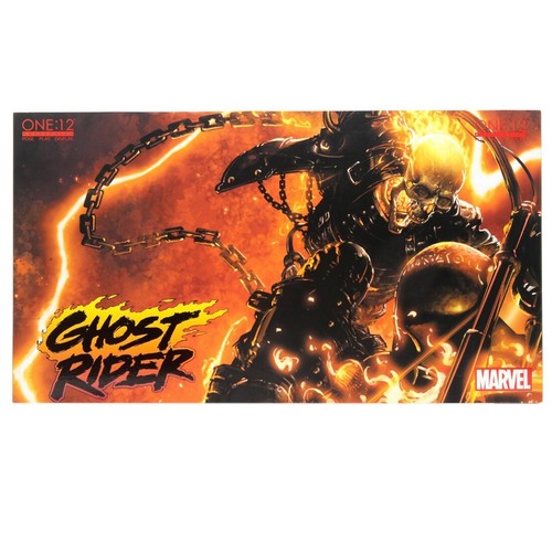 Mezco Toys One-12 Collective Ghost Rider And Hell Cycle Action Figure ...