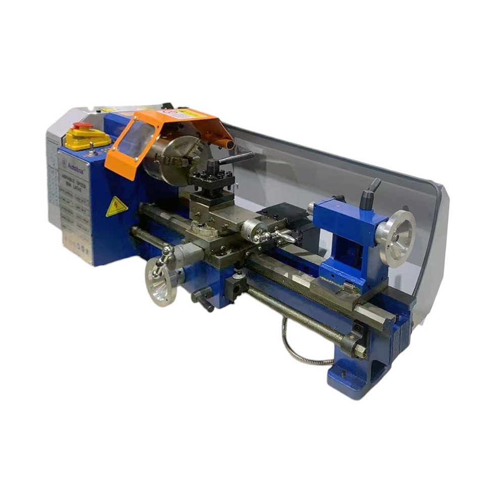 2 Axis Auto Power Feed 7x14" Metal Gear Mini Lathe High Torque Variable Speed | eBay