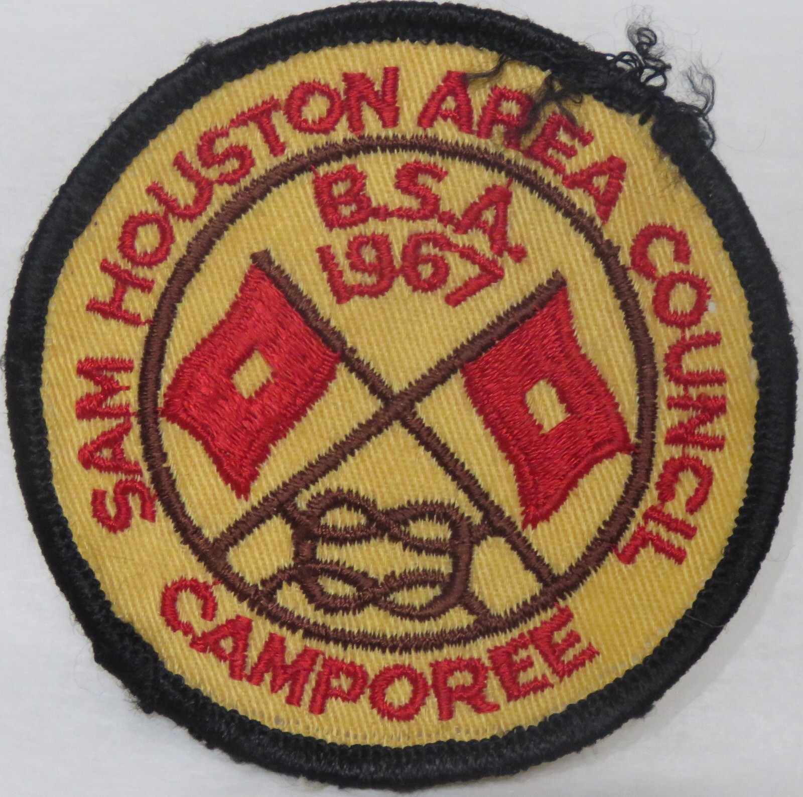 Boy Scouts America Camporee 1967 Sam Houston Area Council Patch BSA | eBay