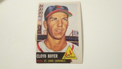 1953 Topps Baseball #60 Cloyd Boyer St. Louis Cardinals Nrmt | eBay