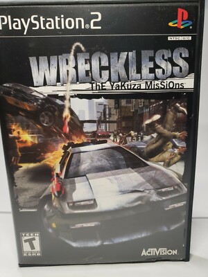 Wreckless: The Yakuza Missions (PS2) Black Label no manual. Tested ...
