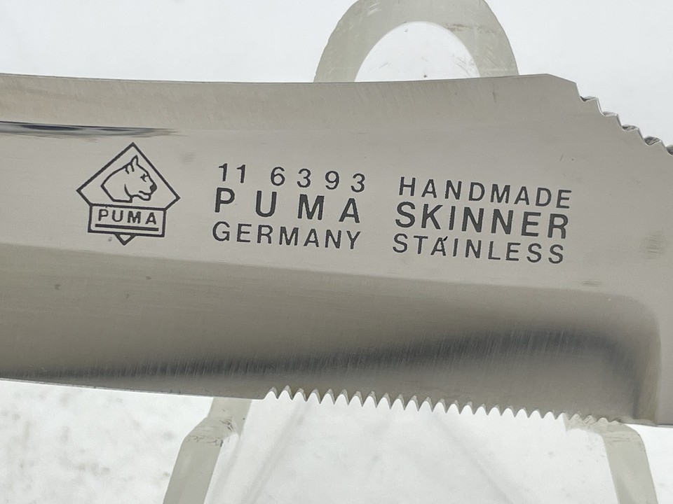 1985 PUMA Germany 6393 Genuine Stag Skinner w/ OMP Box | eBay
