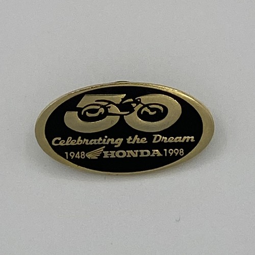 HONDA MOTORCYCLE 50th CELEBRATING THE DREAM Lapel/Hat Pin/Pinback 1948 ...