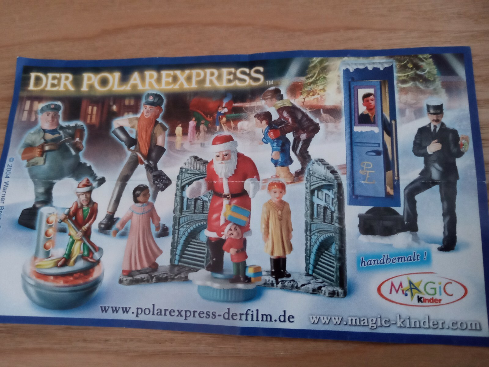 Lovely Kinder egg xmas toys - The Polar Express movie 2004 - train elf ...