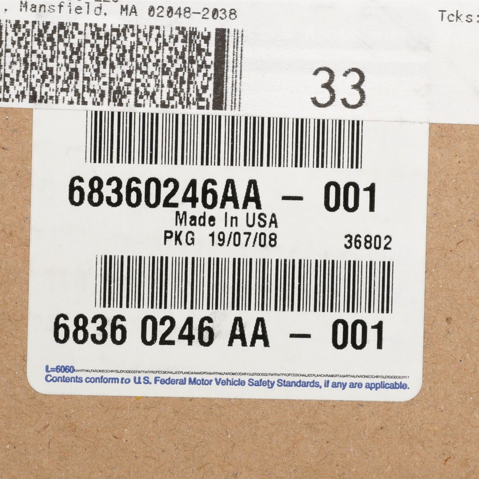 14-18 GRAND CHEROKEE W/O BACKUP CAMERA LICENSE PLATE LAMP KIT MOPAR ...