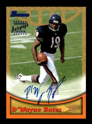 1999 Bowman Autographs #A31 D'Wayne Bates B Auto - EXACT SCAN | eBay