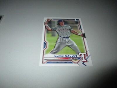 Cameron Cauley 2021 1st Bowman Draft #BD-192 | eBay
