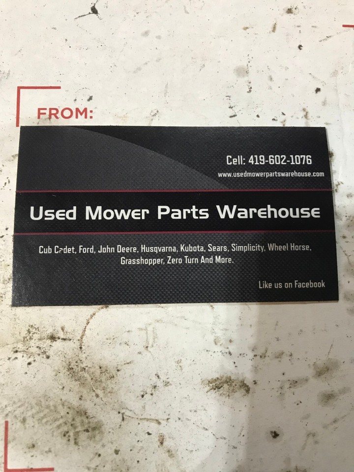 JOHN DEERE 318 322 332 GARDEN TRACTOR FRONT QUICK HITCH 2000 rpm PTO ...
