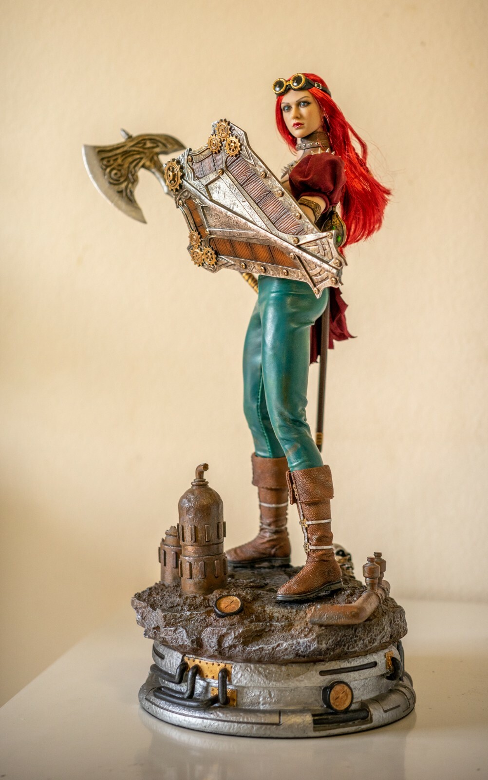 1/6 Steam Punk Red Sonja Female DELUXE Figure Phicen TBLeague PL2019 ...