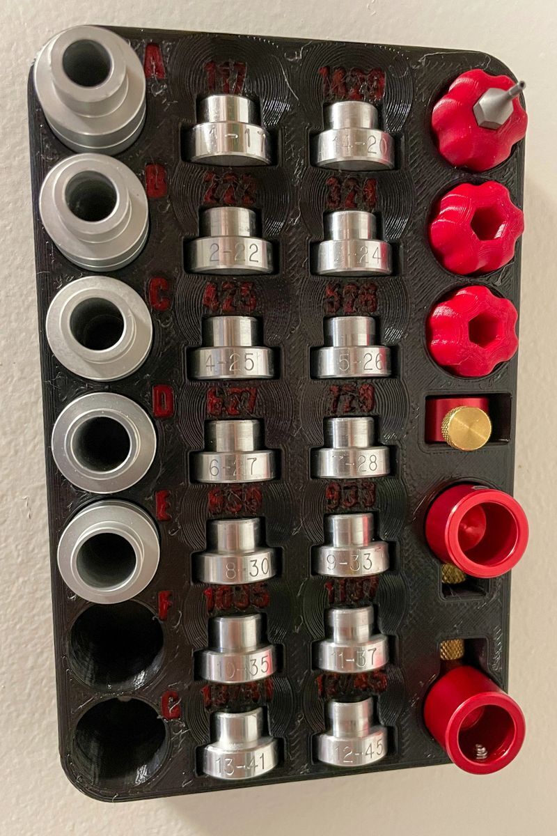 Lock-N-Load Headspace & Bullet Comparator Storage Rack Wall or Shelf ...