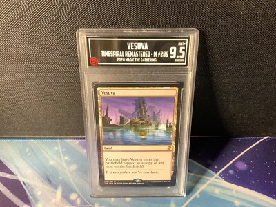 TCCG 9.5 PSA 10 (eq) MTG - 1x Vesuva Timespiral Remasterd Magic the ...