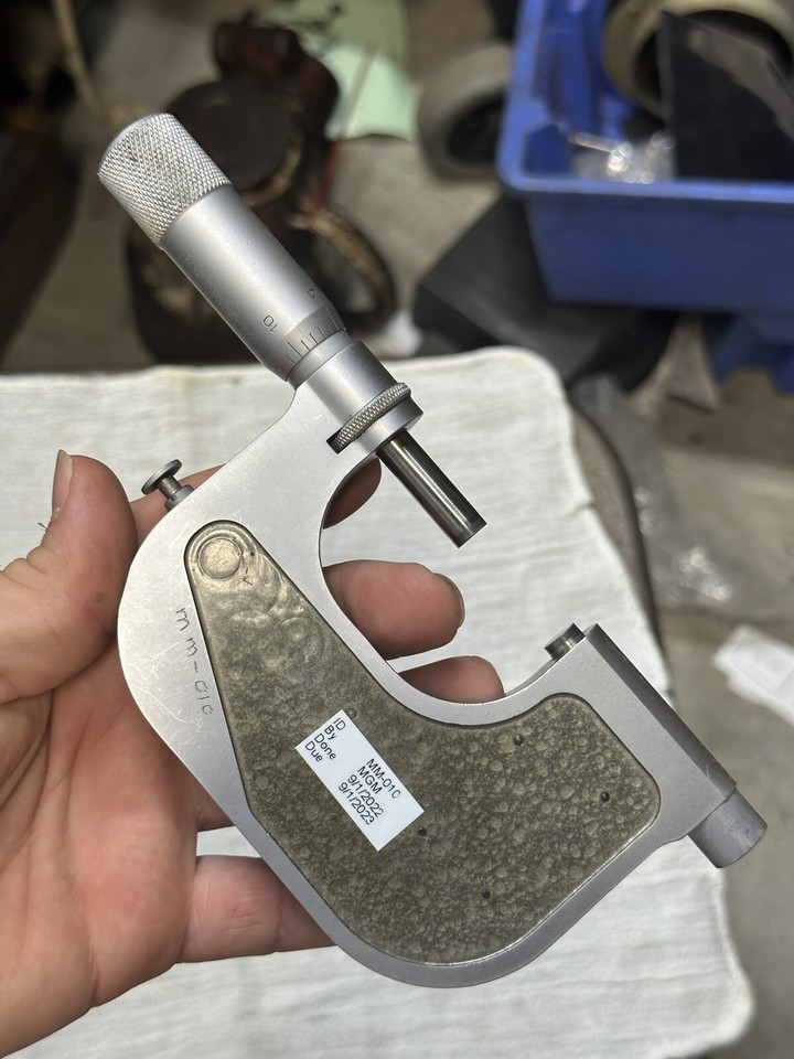 FOWLER / VIS 1-2” .0001” INDICATING MICROMETER COMPARATOR Machinist ...