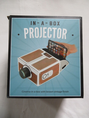 In-A-Box Projector Cinema-In-A-Box With Brown Vintage Finish iOS ...