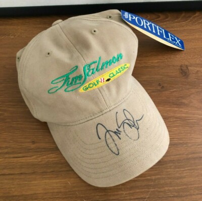 MLB TIM SALMON Autographed Baseball Cap -Tim Salmon Golf Classic 1990s ...
