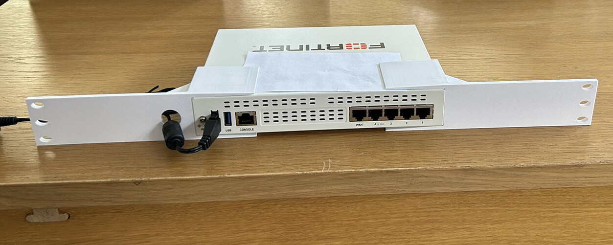 Fortigate 40/40F 60/60F rack mount kit | eBay Australia