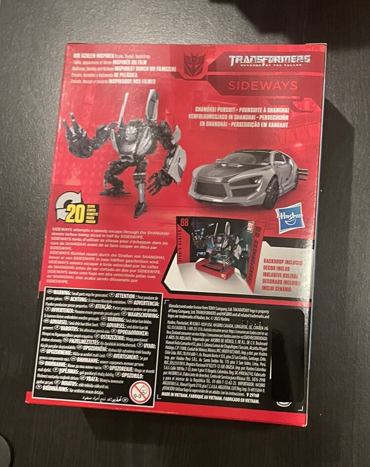 Transformers Studio Series 88 Deluxe SIDEWAYS Takara Tomy NEW Revenge ...