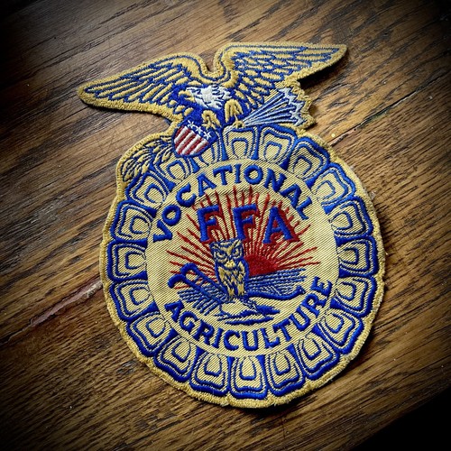 1960’s FFA Vocational Agriculture Large Jacket Patch Future Farmers Of ...
