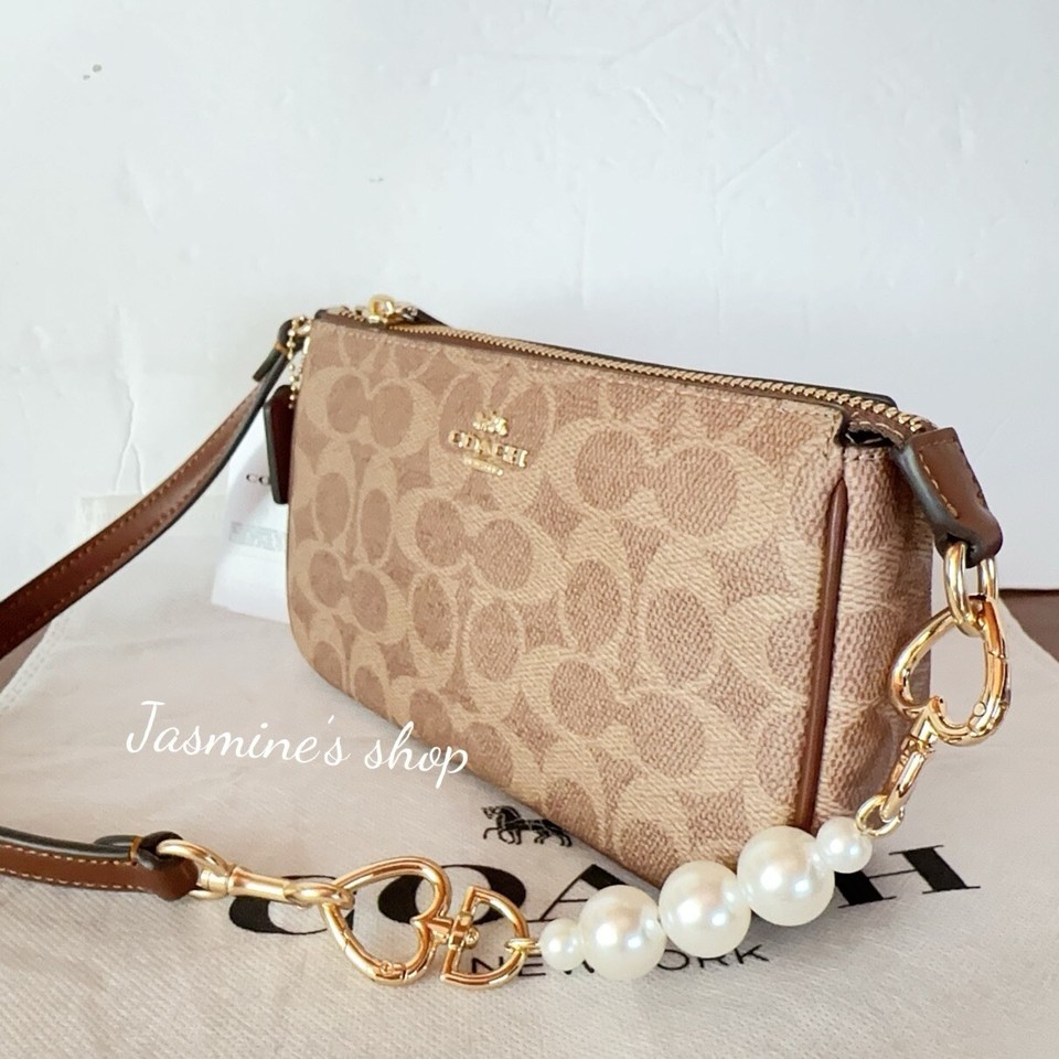 NWT Coach Nolita 19 In Signature Canvas CW426 Tan/brown | eBay