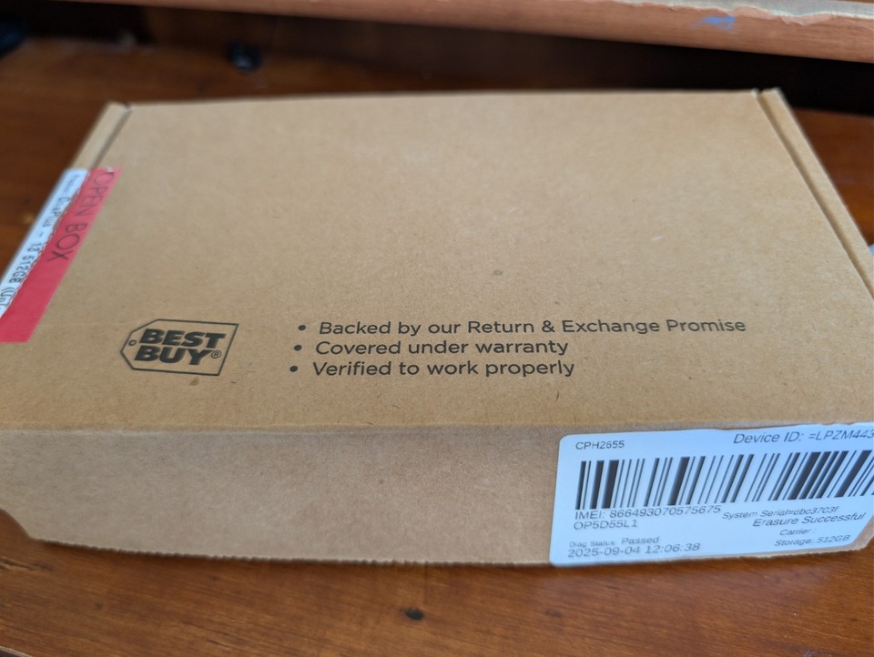 OnePlus - 13 512GB - Black Eclipse -USA Model CPH2655 (Unlocked) -Open ...