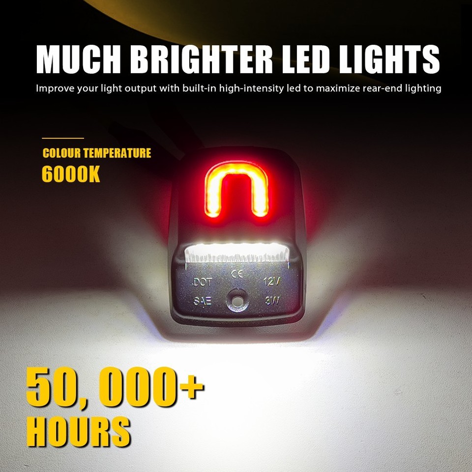 LED License Plate Lights For 2005-2015 Toyota Tacoma/2000-2013 Toyota ...