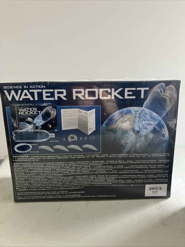 Science In Action Water Rocket Brand NEW AND SEALED. Build Your Own ...