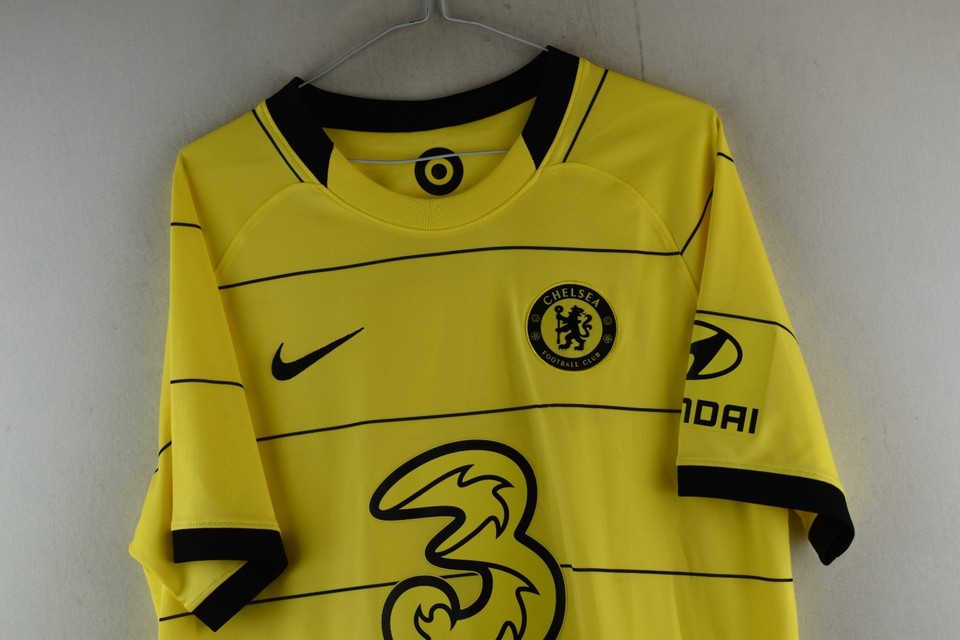 NIKE Chelsea 2021/22 Away Football Shirt size L Mens Game Kit Sports ...