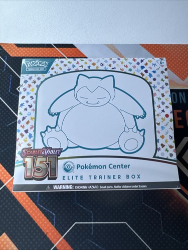 151 Pokemon Center ETB Elite Trainer Box Scarlet & Violet Pokemon TCG ...
