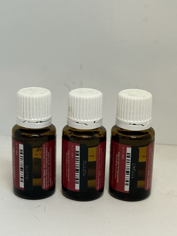 Set Of 3 Young Living Tea Tree Essential Oil 15ml New Sealed | eBay