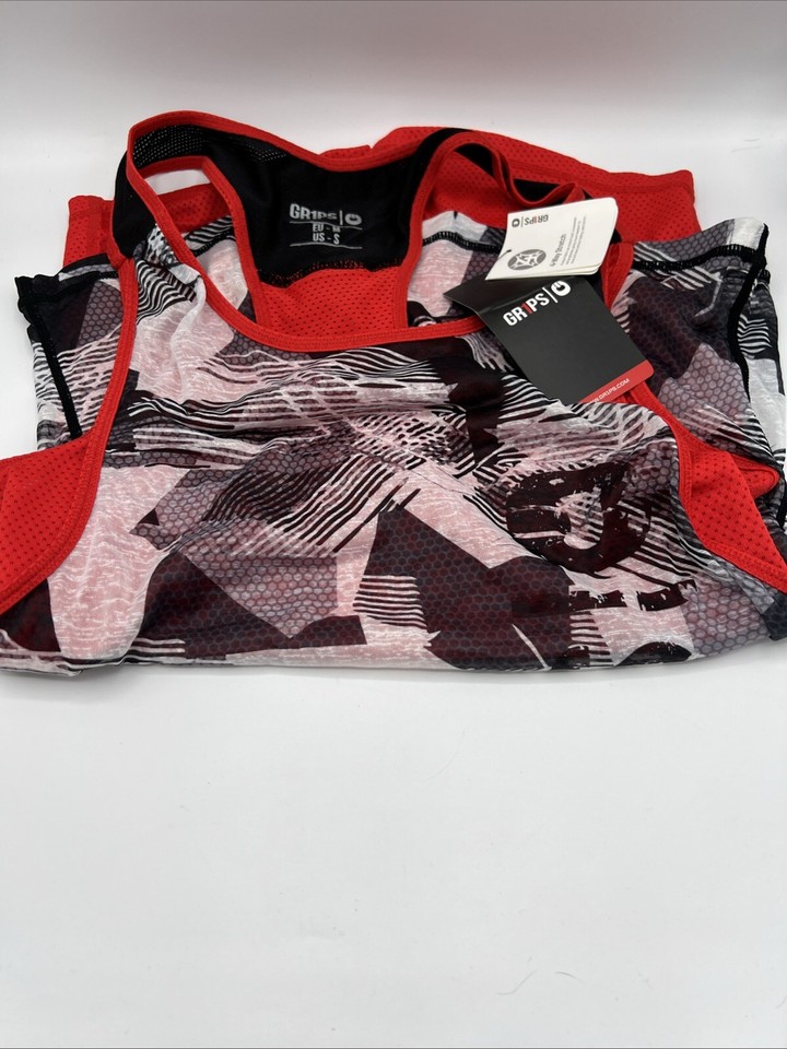 Gr1ps MMA BJJ Women's Size S Rash Guard Dual Layer Tank Top 4-Way ...