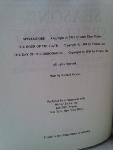 Season of the Spellsong Spellsinger (ARC) by Alan Dean Foster | eBay