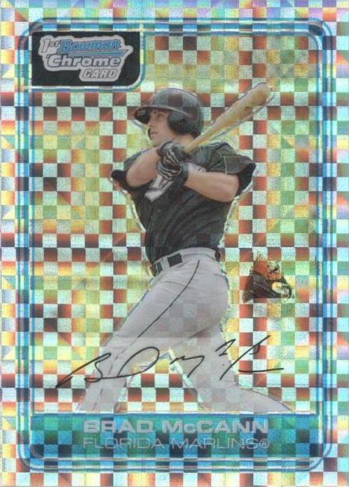 2006 Bowman Chrome - Prospects Brad McCann #BC83 X-Fractor /250 (RC ...