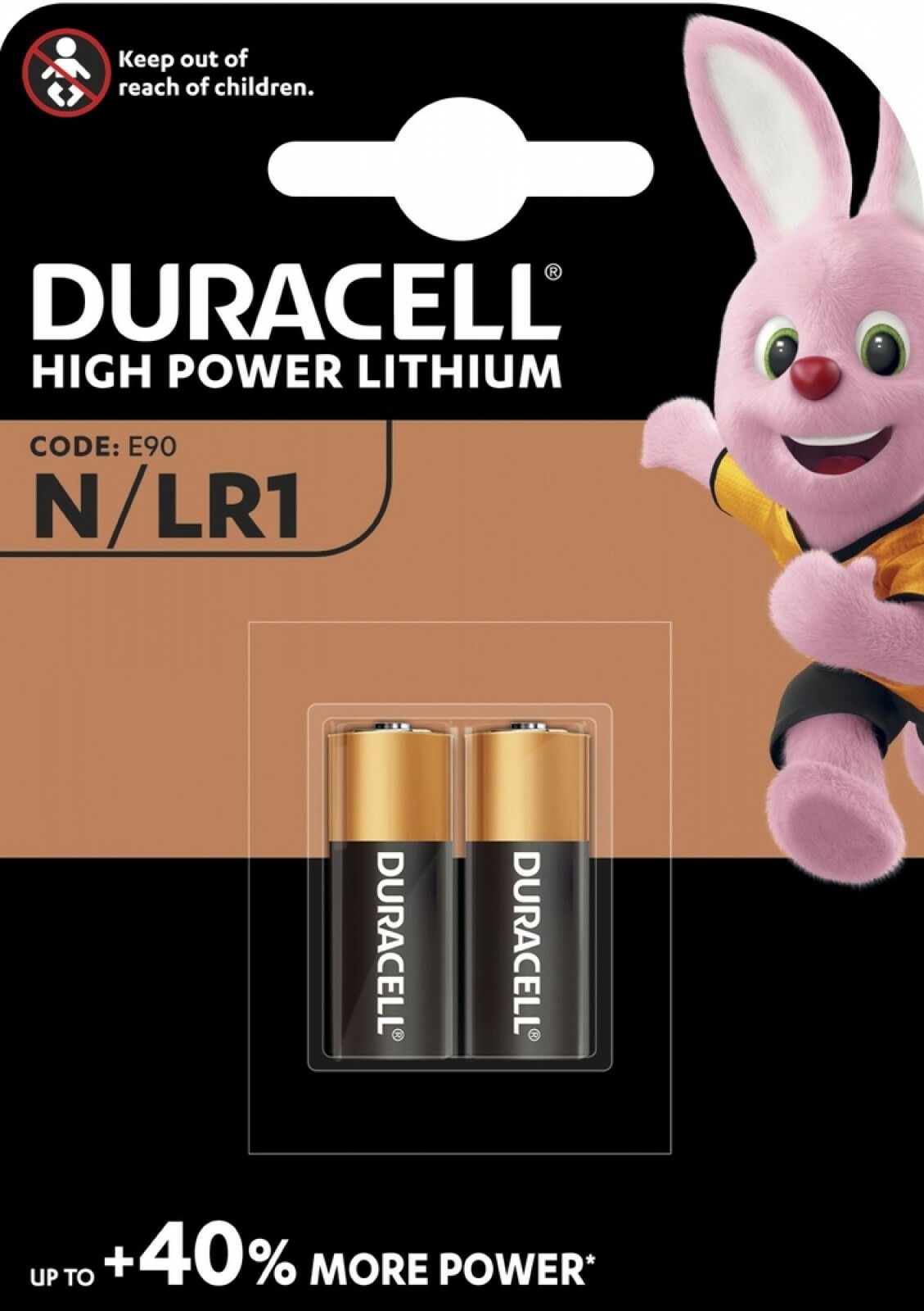 2x DURACELL LR1 Batteries E90 N GP910A M9100 1.5V Alkaline *EXPIRY 08/ ...